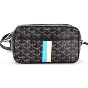 Goyard Cap Vert Bag Printed Coated Canvas - Black