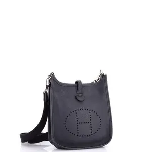 Hermès Evelyne Bag Gen Iii Epsom Tpm - Blue