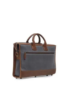 KORCHMAR Sawyer Slim Waxed Canvas Briefcase
