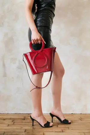FINI Patent Leather Handbag