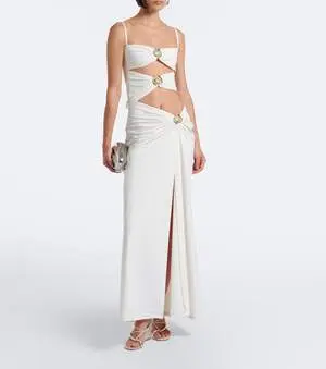 Christopher Esber Molten Wedge Thong Sandals - Beige