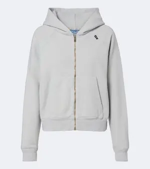 Prada Cotton Jersey Hoodie - Grey