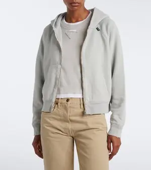 Prada Cotton Jersey Hoodie