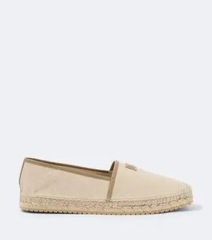 Dolce & Gabbana Embroidered Canvas Espadrilles