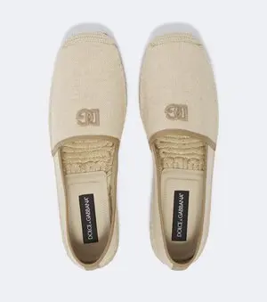Dolce & Gabbana Embroidered Canvas Espadrilles