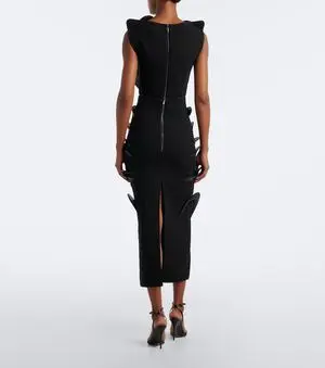 Maticevski Arching Sequined Embellished Pencil Skirt
