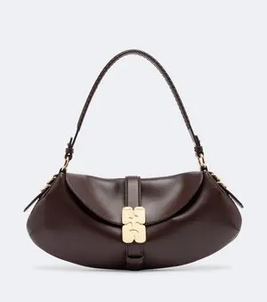 GANNI B-kat Small Shoulder Bag - Brown