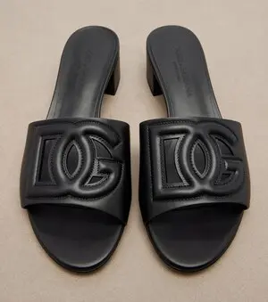 Dolce & Gabbana Leather Mules