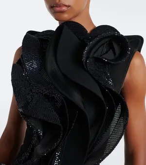 Maticevski Lavish Sequined Top
