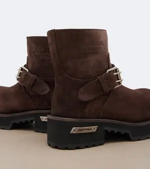 Balenciaga Venom Mini Suede Ankle Boots