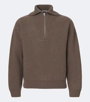 JIL SANDER Wool Sweater - Brown