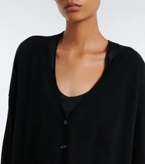 LISA YANG Abby Cashmere Cardigan - Black