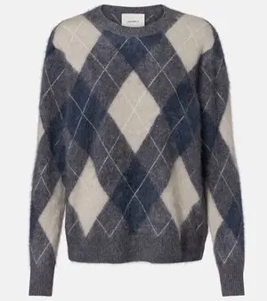 LISA YANG Margy Argyle Cashmere Sweater - Multicoloured