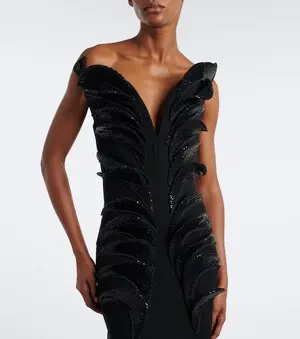 Maticevski Spearhead Embellished Gown