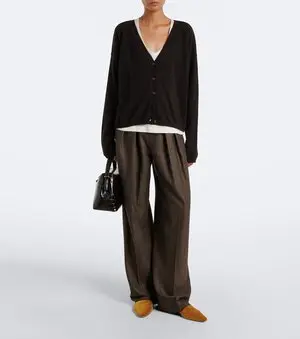 LISA YANG Abby Cashmere Cardigan - Brown