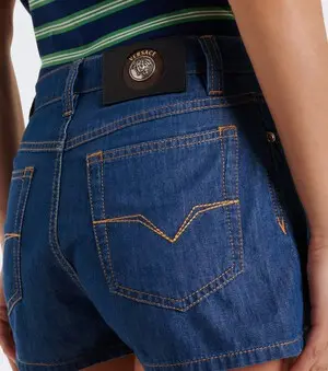 Versace Dark Denim Shorts