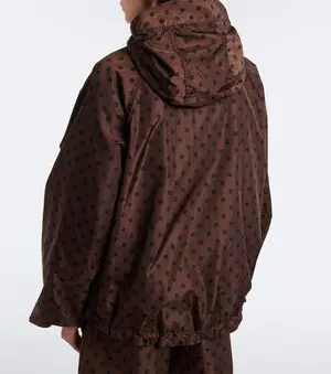 GANNI Polka Dot Hooded Jacket