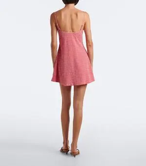 MONTCE Lena Gingham Mini Dress