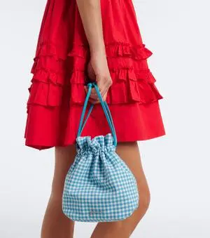 GANNI Checked Pouch