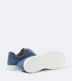 Manolo Blahnik Agilio Leather Sneakers