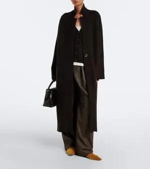 LISA YANG Amie Cashmere Coat - Brown