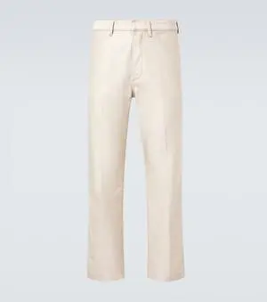 TOM FORD Cotton Satin Straight Leg Trousers