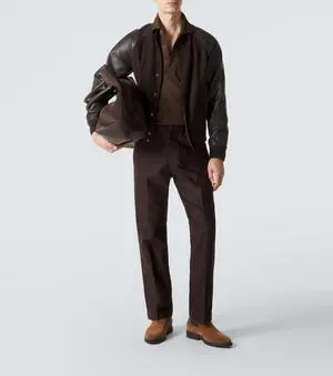 TOM FORD Cotton Satin Cargo Pants