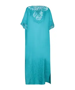 Ermanno Scervino Embroidered V-neck Maxi Dress