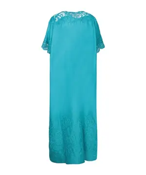 Ermanno Scervino Embroidered V-neck Maxi Dress