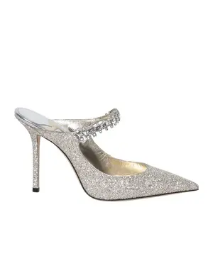 JIMMY CHOO Pointed High-heeled Sandals - Gray