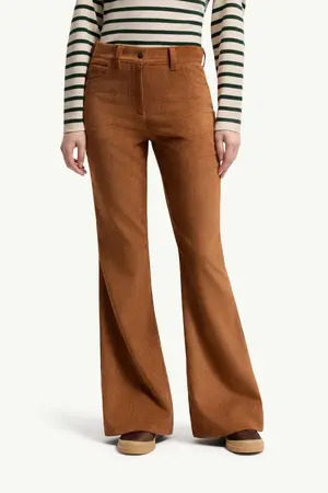 Moncler Corduroy Wide Leg Pants
