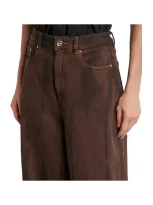 GANNI Shirred Cotton Top
