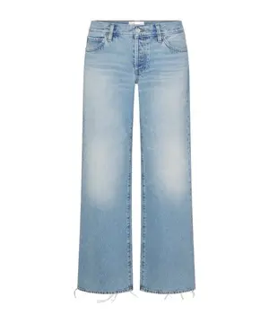 FRAME The Gray Wide-leg Flare Jeans