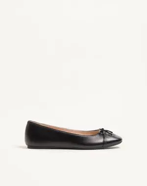 Valentino Garavani Contrast Stitching Flats For Women