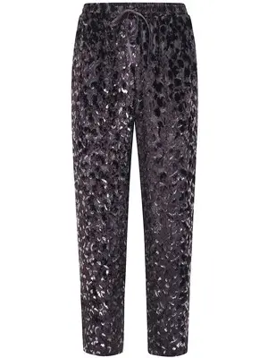 PIERRE-LOUIS MASCIA Pants Viscose Silk Blend "vepel Wonderful - Brown