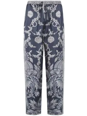 PIERRE-LOUIS MASCIA Pants Floral Design "aloes