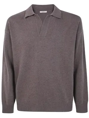 NUUR Polo Shirt Long Sleeves "skipper - Gray