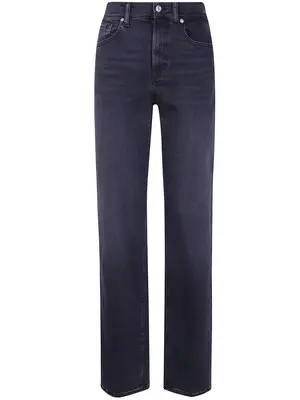 Seven For All Mankind Jeans Wide Leg "stovepipe - Black
