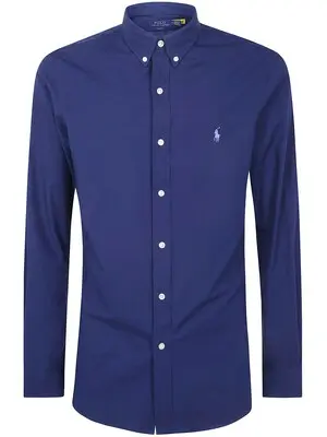 Polo Ralph Lauren Shirt Long Sleeve "sport Shirt - Blue