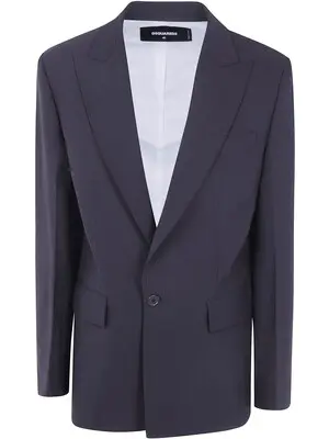 Dsquared2 Jacket Wool - Black