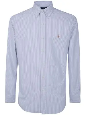 Polo Ralph Lauren Shirt Long Sleeve "sport Shirt - Blue