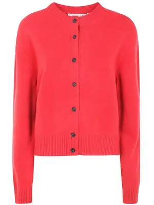 RÓHE Wool Cardigan - Red