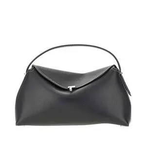 TOTEME T-lock Grained Leather Top-handle Bag