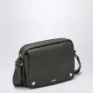 Loewe Grained Leather Crossbody Bag - Grey