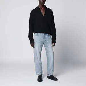 TOM FORD Long-sleeve V-neck Cashmere And Silk Polo