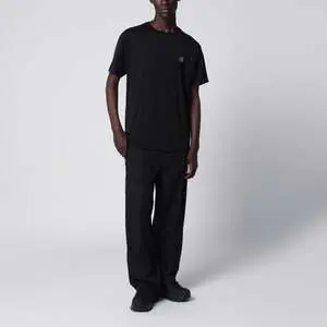 Stone Island Slim-fit Cotton T-shirt - Black
