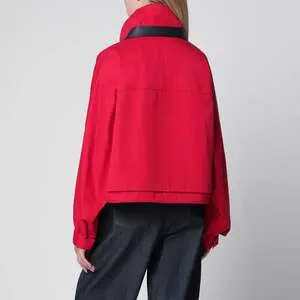 Loewe Cropped Cotton And Silk Gabardine Jacket