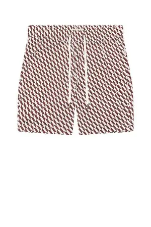 Onia Charles 7 Swim Trunk - Chocolate Multi