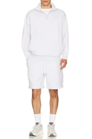 On Club Collective 1/4 Zip In White