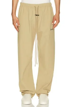 Fear Of God Signature Track Pant In Grey - Dune